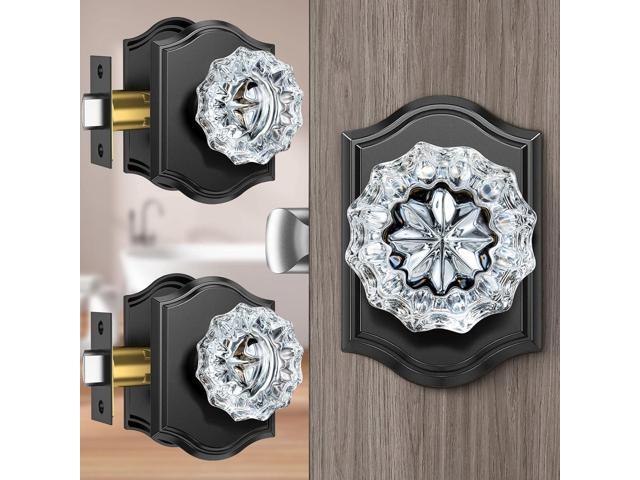 Click here for 3 Pack Crystal Door Knobs with Lock  Glass Door Kn... prices