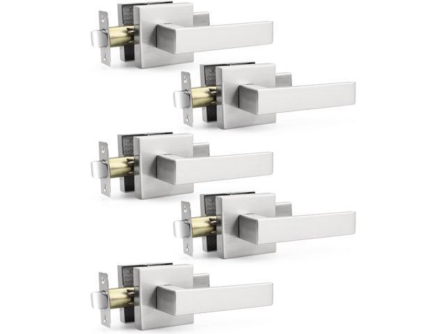 Click here for Probrico 5 Pack Square Door Lever Door Lock Handle... prices