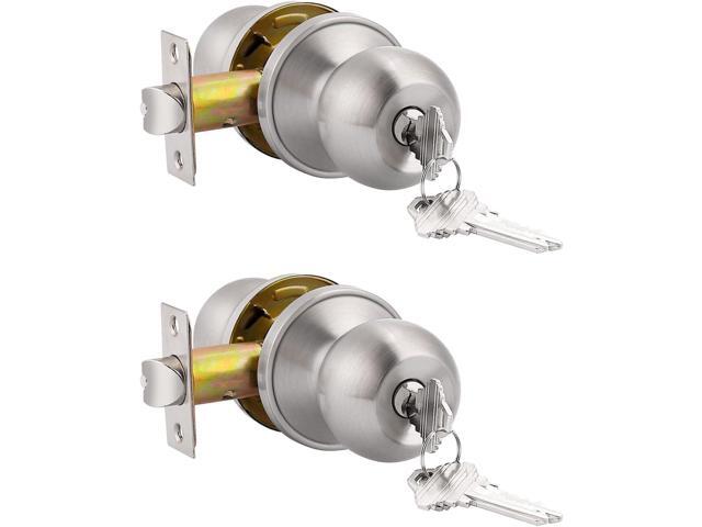 Click here for Probrico (2 Pack Keyed Alike Door Knobs Combo Pack... prices