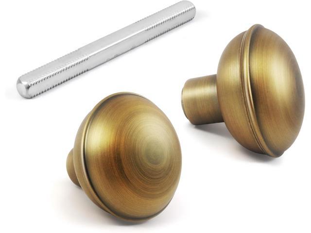 Click here for 1 Pack Antique Brass Door Knob Set with Spindle  V... prices
