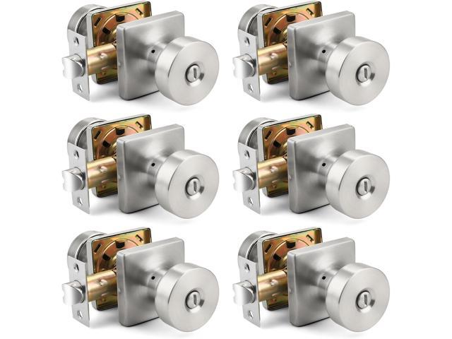 Click here for Probrico Privacy Door Knobs Interior 6 Pack  Satin... prices