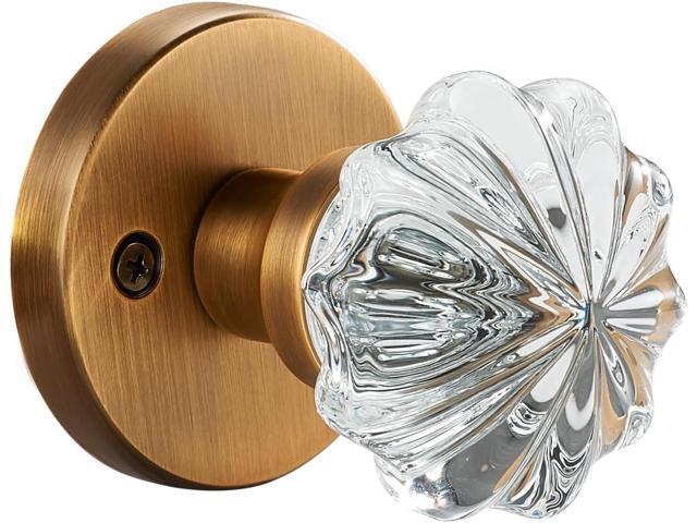 Click here for Passage Door Knob with Clear Crystal Handle Flower... prices