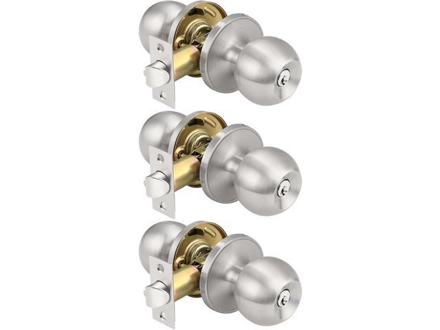 Click here for KNOBWELL Keyed Alike Door Locks in Brushed Nickel... prices