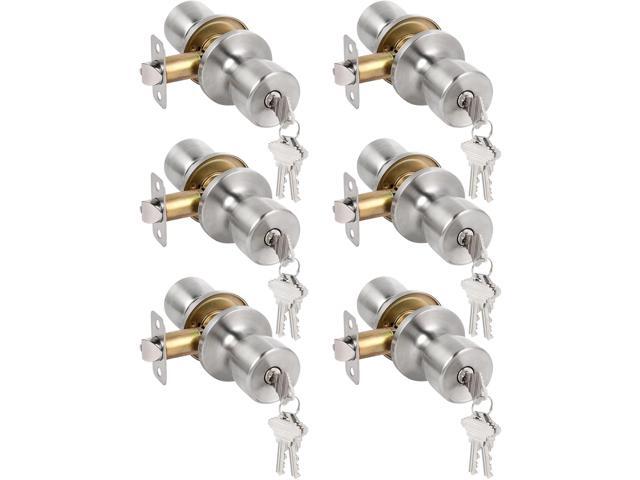 Click here for HOSOM 6 Pack Door Knobs with Lock and Key  Keyed E... prices