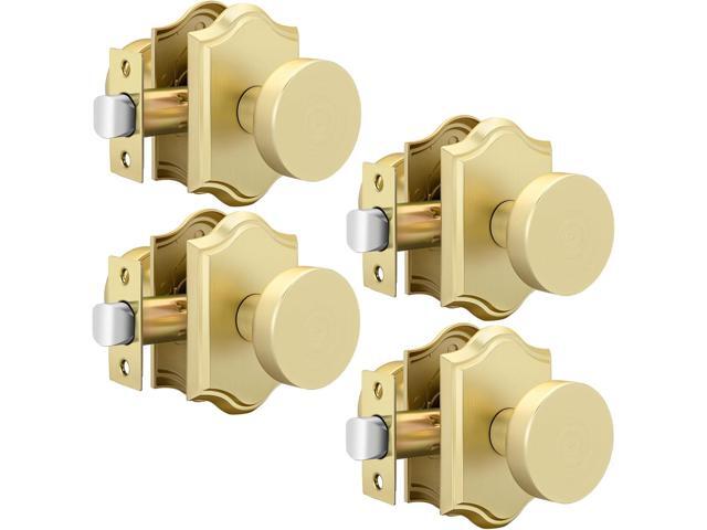 Click here for goldenwarm Gold Passage Door Knobs  Zinc-Alloy Hea... prices