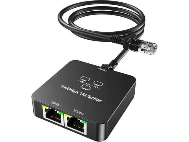 Click here for Ethernet Splitter 1 to 2 Out with Cat 6 Ethernet C... prices