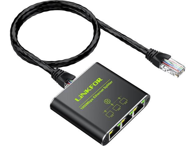 Click here for LiNKFOR Ethernet Splitter 1 in 3 Out 1000Mbps High... prices