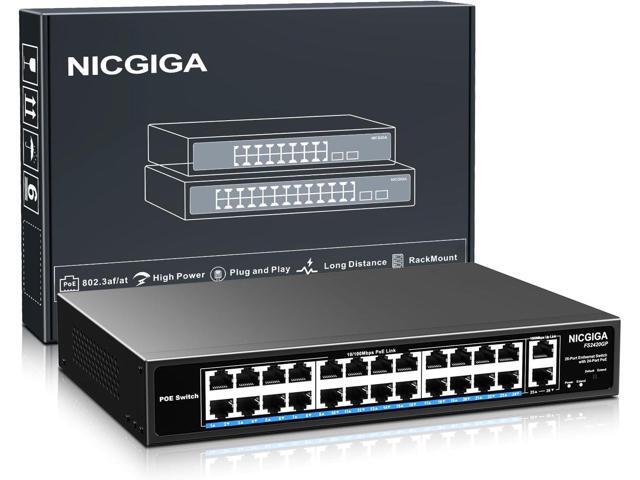 Click here for 24 Port PoE Switch Unmanaged  24 Port PoE+@400W  2... prices