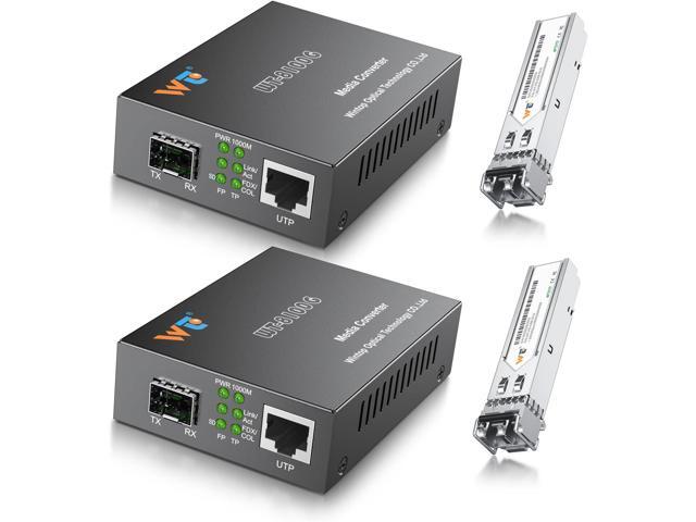 Click here for 2 Pack Fiber Ethernet Media Converter  WTSFOPTC Fi... prices
