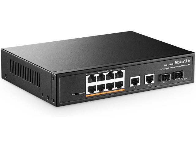 Click here for MokerLink 12 Port Gigabit Ethernet Switch  8 GE Po... prices