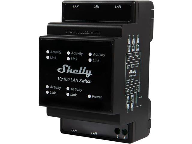 Click here for Shelly LAN Switch 5 Port RJ45 10/100 Mbps Fast Eth... prices