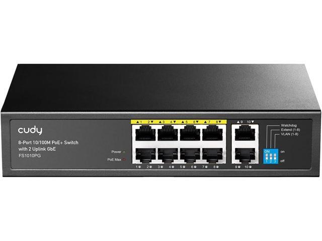 Click here for Cudy 8 Port Fast Ethernet 100Mbps PoE Switch 8 PoE... prices
