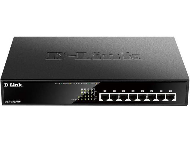 Click here for D-Link DGS-1008MP 8-Port Gigabit Unmanaged Metal D... prices