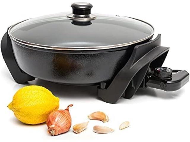 Click here for Moss & Stone Round Nonstick Electric Skillet With... prices