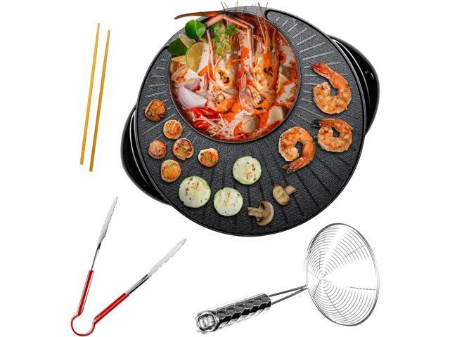 Click here for OVENTE Electric Hot Pot and Grill Combo  2-in-1 Po... prices