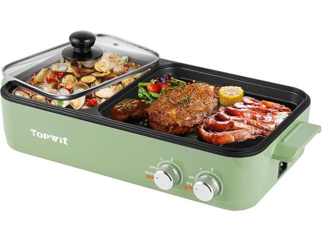 Click here for Topwit Hot Pot Electric with Grill  2 in 1 Indoor... prices