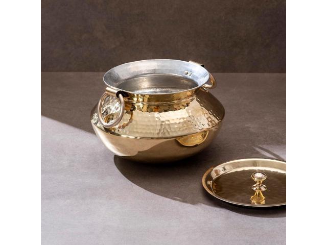 Click here for P-TAL Brass Patili with Lid and Handles for Cookin... prices