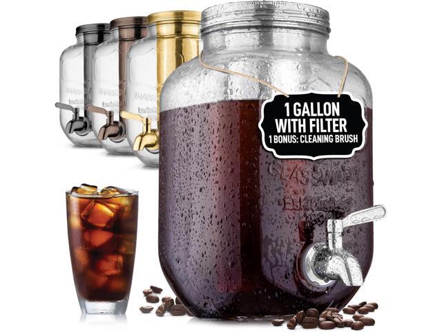 Click here for Zulay Kitchen 1 Gallon Cold Brew Coffee Maker Thic... prices