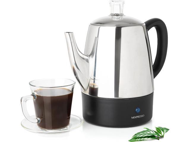 Click here for Mixpresso Small Percolator Coffee Pot Electric 4 C... prices