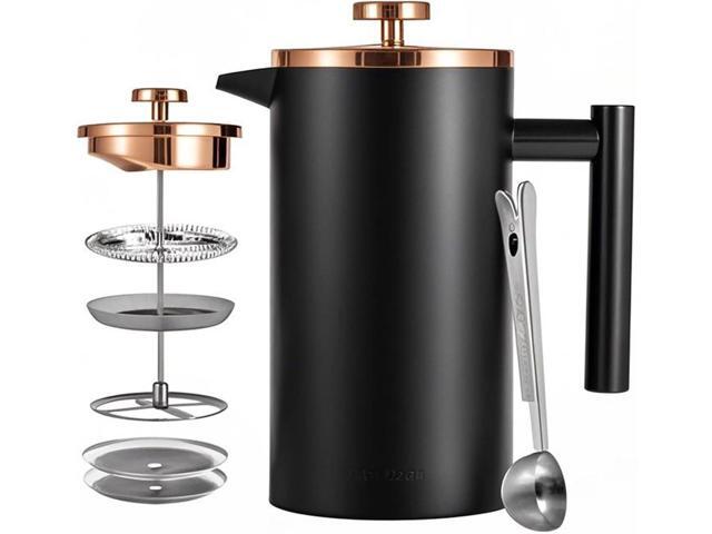 Click here for Black French Press Stainless Steel 34oz  Double Wa... prices