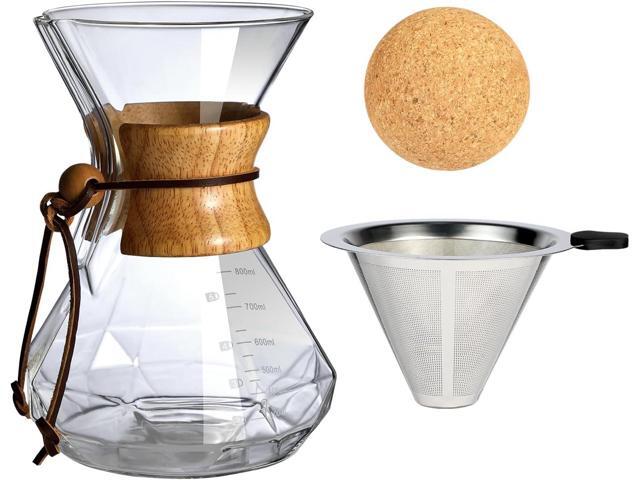 Click here for Pour Over Coffee Maker With Wood Sleeve27oz/800mlP... prices