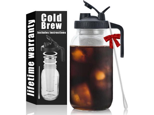 Click here for Cold Brew Mason Coffee Maker - 64oz Iced Coffee Pi... prices