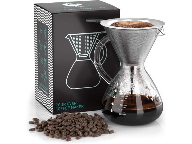 Click here for Coffee Gator Pour Over Coffee Maker - 27oz High He... prices