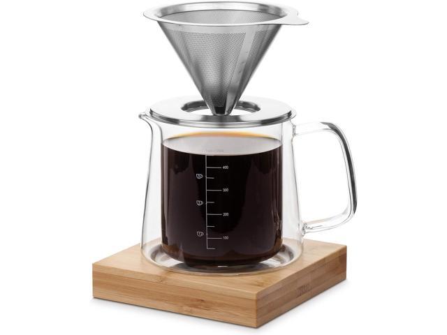 Click here for Brew To A Tea BTaT - Pour Over Coffee Maker Set  D... prices