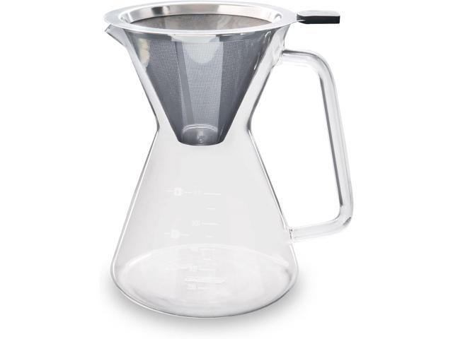 Click here for London Sip Glass Pour Over Coffee Carafe Coffee Ma... prices