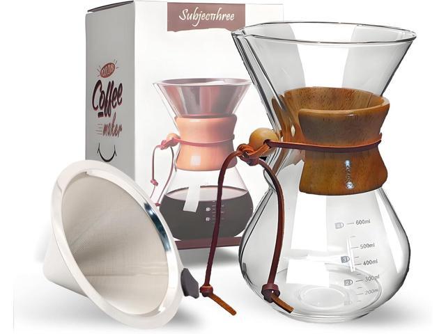 Click here for Pour Over Coffee Maker 20 oz Drip Coffee Pot Set G... prices