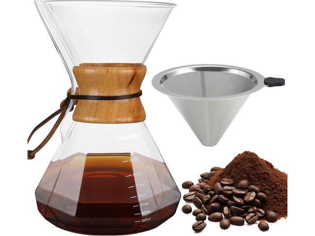 Click here for Mongdio 34oz/1000ml Pour Over Coffee Maker with Re... prices