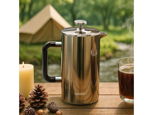 Click here for 1L/34 Oz French Press Coffee Maker 304 Stainless S... prices