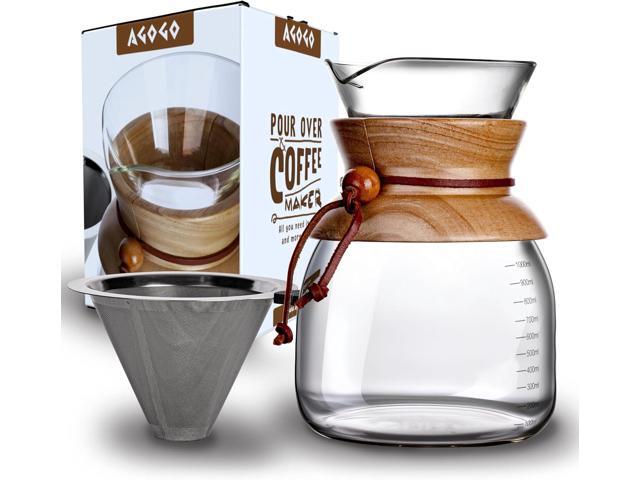 Click here for AGOGO Pour Over Coffeemaker Dripper with 304 Stain... prices