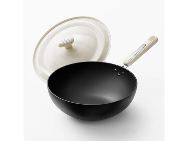 Click here for Carbon Steel Wok Pan - 11.8 Inch Pre-Seasoned Flat... prices