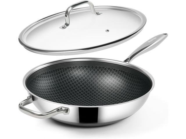 Click here for Hybrid 12-Inch Wok with Lid Nonstick Stainless Ste... prices