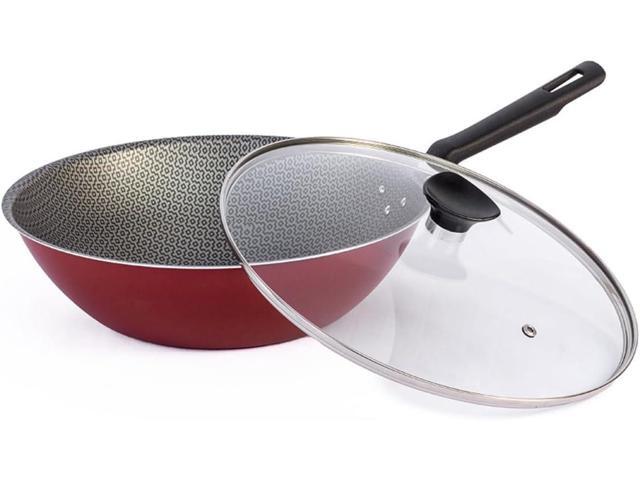 Click here for Generic Nonstick Wok Pan with Lid  11 inch  Starfl... prices