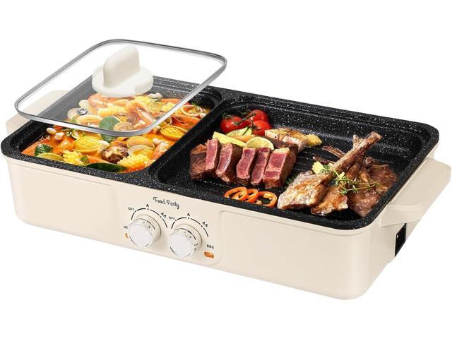Click here for Food Party Hot Pot Electric Grill 2 in 1 Korean BB... prices