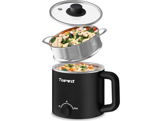 Click here for Topwit Hot Pot Electric with Steamer  1.6L Ramen C... prices