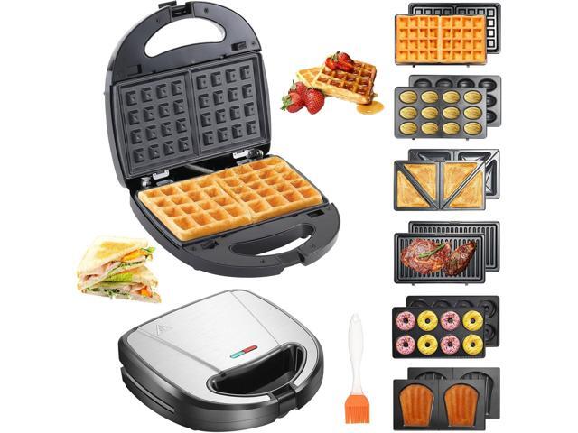 Click here for 6 in 1 Waffle Iron Set  Panini Press Grill and Ele... prices