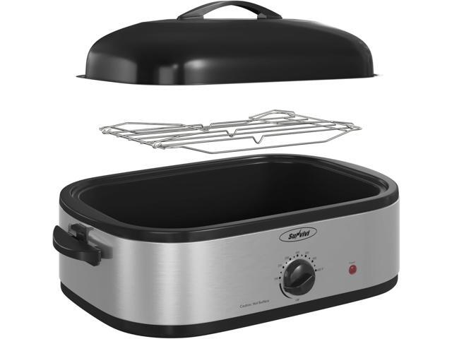 Click here for Sunvivi 14-Quart Electric Roaster Oven with Self-B... prices