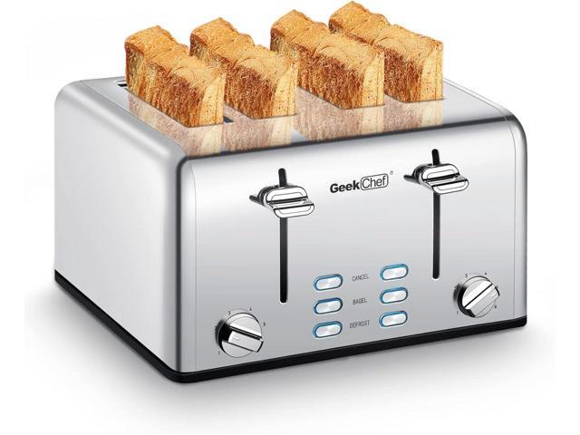 Click here for Geek Chef Stainless Steel Toaster 4 Slice  with Ex... prices