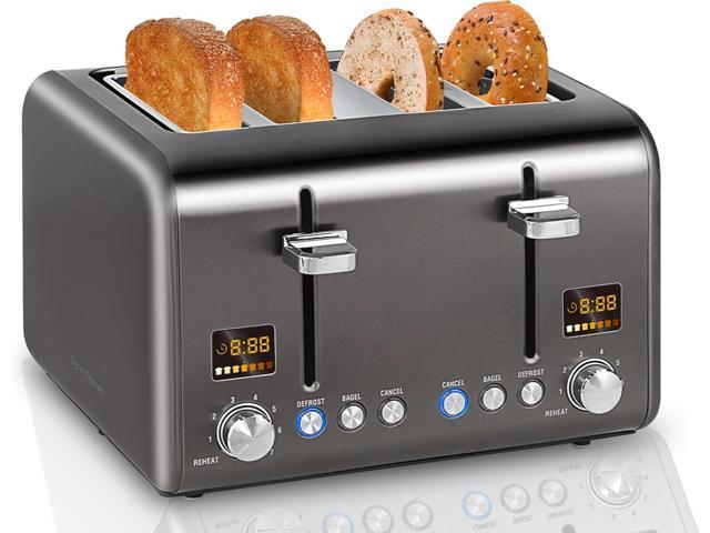 Click here for SEEDEEM 4 Slice Stainless Toaster with LCD Display... prices