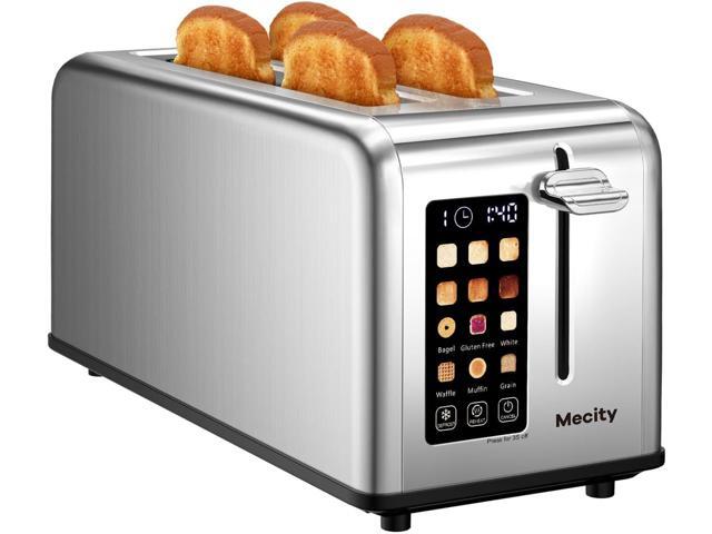 Click here for Mecity 4 Slice Toaster Touch Screen 1.5 Long Slot... prices