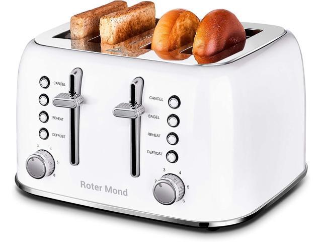 Click here for Toaster 4 Slice Retro Stainless Steel with Extra W... prices