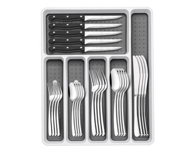 Click here for 49-Piece Silverware Set with Organizer  Heavy Duty... prices