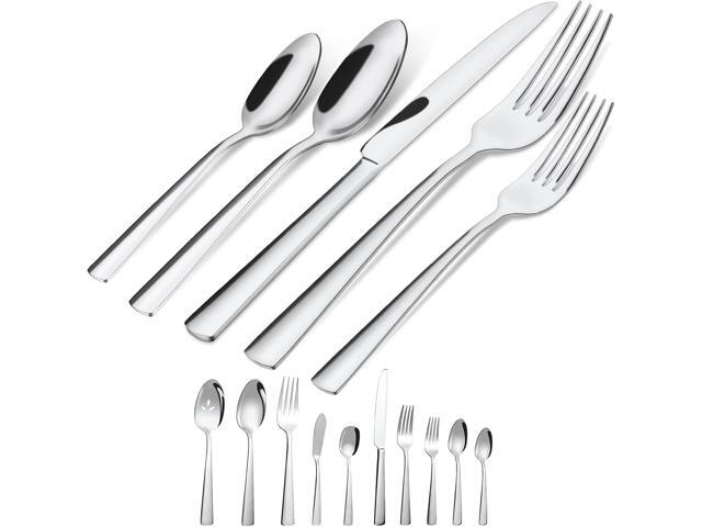 Click here for 45-Piece Silverware Set Flatware Cutlery Set Servi... prices