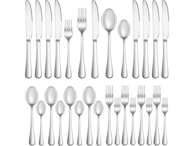 Click here for 20 Piece Silverware Set Service for 4 Premium Stai... prices