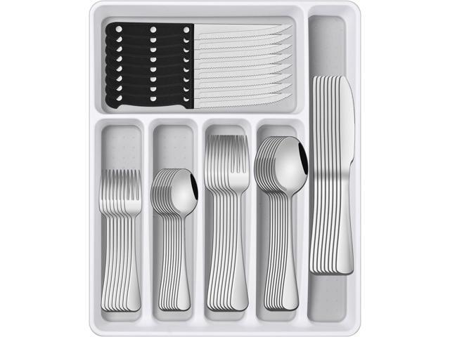 Click here for 49 Pieces Silverware Sets With Organizer And Steak... prices