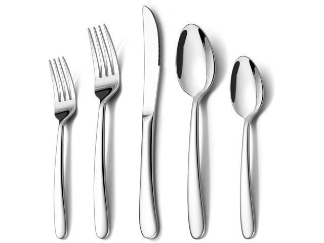 Click here for 40 Piece Heavy Duty Silverware Flatware Set for 8... prices