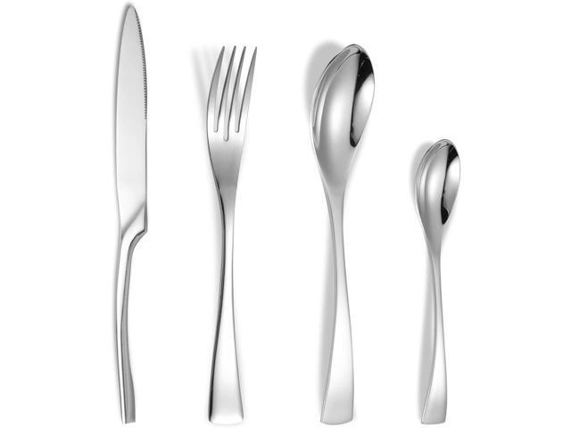 Click here for 24-Piece Silverware Set for 6 Heavy Duty 18/10 Sta... prices